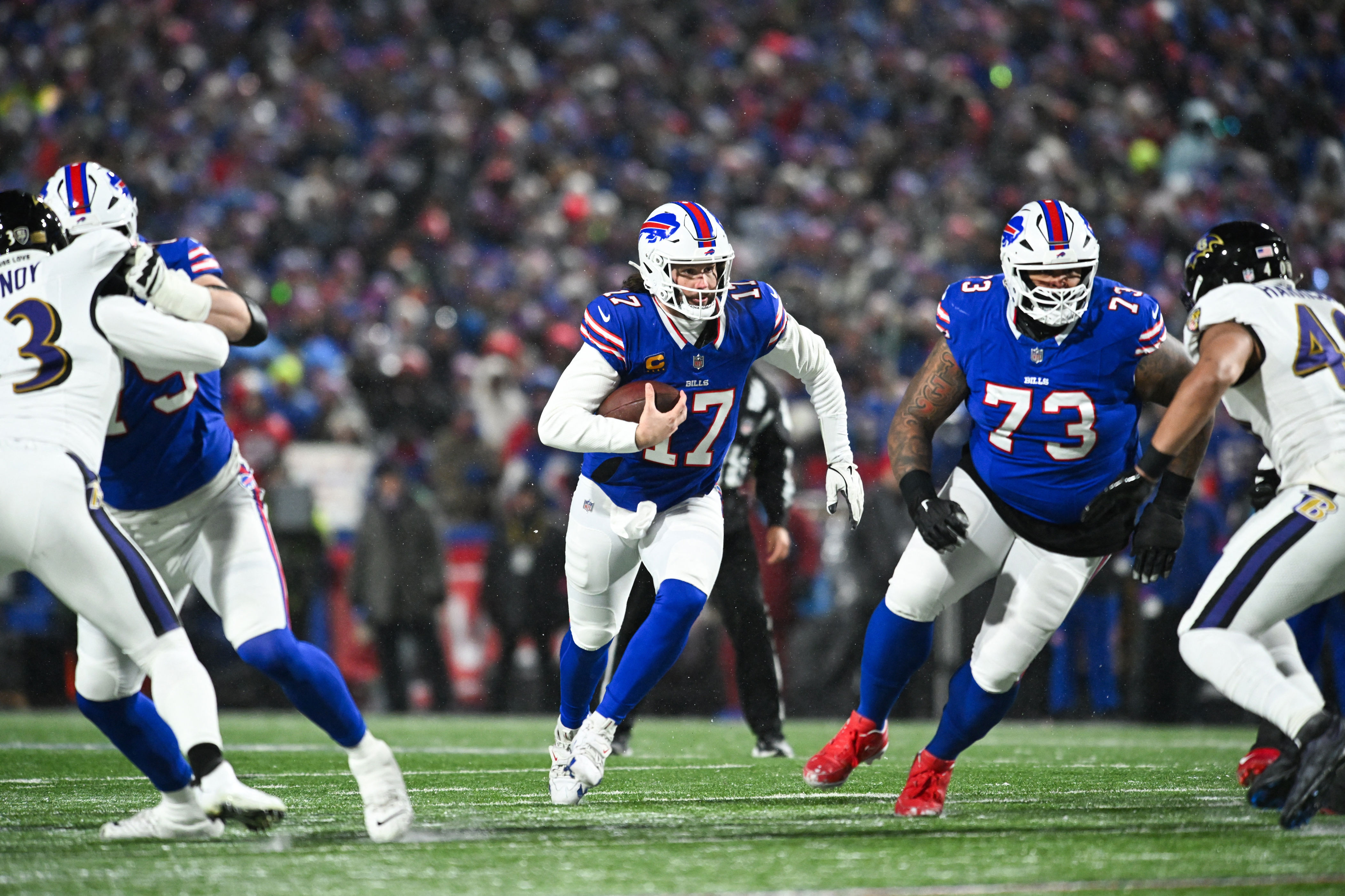 NFL playoffs: Bills hold on after Ravens’ failed two-point conversion ...
