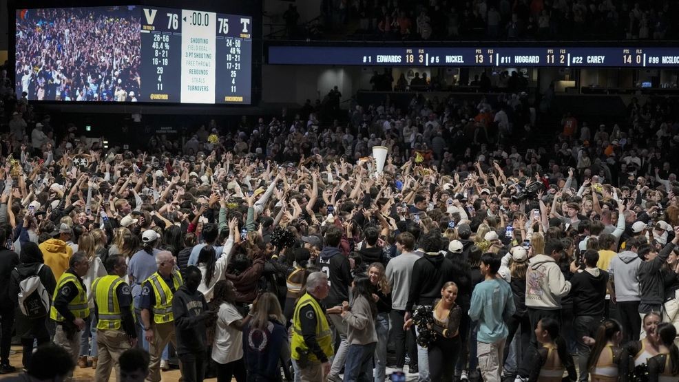 Vanderbilt to be fined $250k after basketball fans storm the court ...