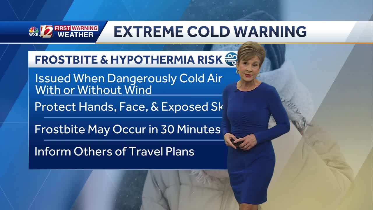 WATCH: Extreme cold alerts for the Carolinas, snow chances too