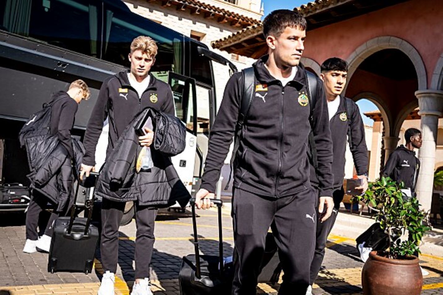 SK Rapid im Wintertrainingslager in Spanien angekommen