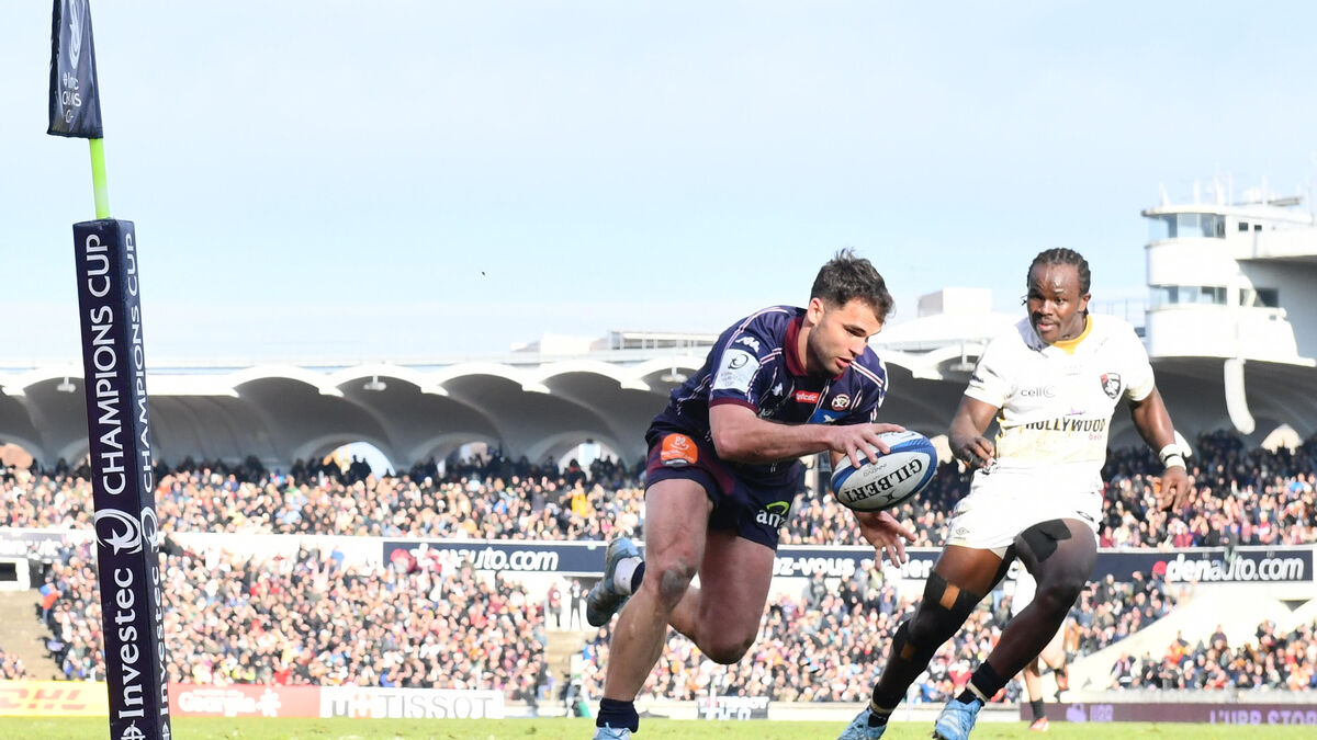 UBB-Sharks (66-12) : Damian Penaud rentre dans l’histoire de la ...