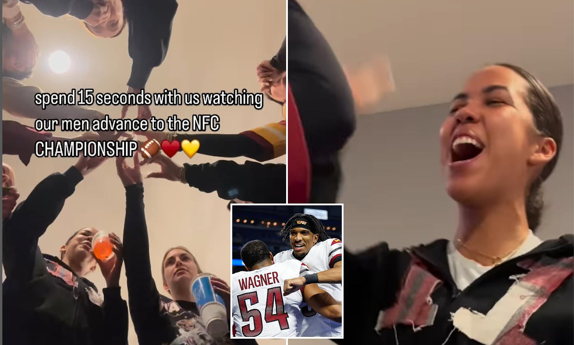 Inside the Washington Commanders WAGs' celebrations as their partners ...