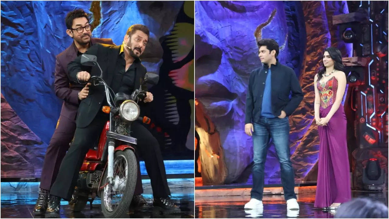 Aamir Khan, Junaid Khan and Khushi Kapoor join Salman Khan on Bigg Boss ...