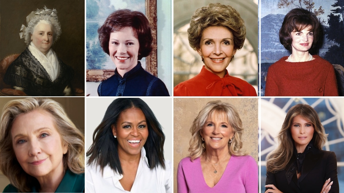 Martha Washington To Melania Trump: Full List Of US First Ladies ...