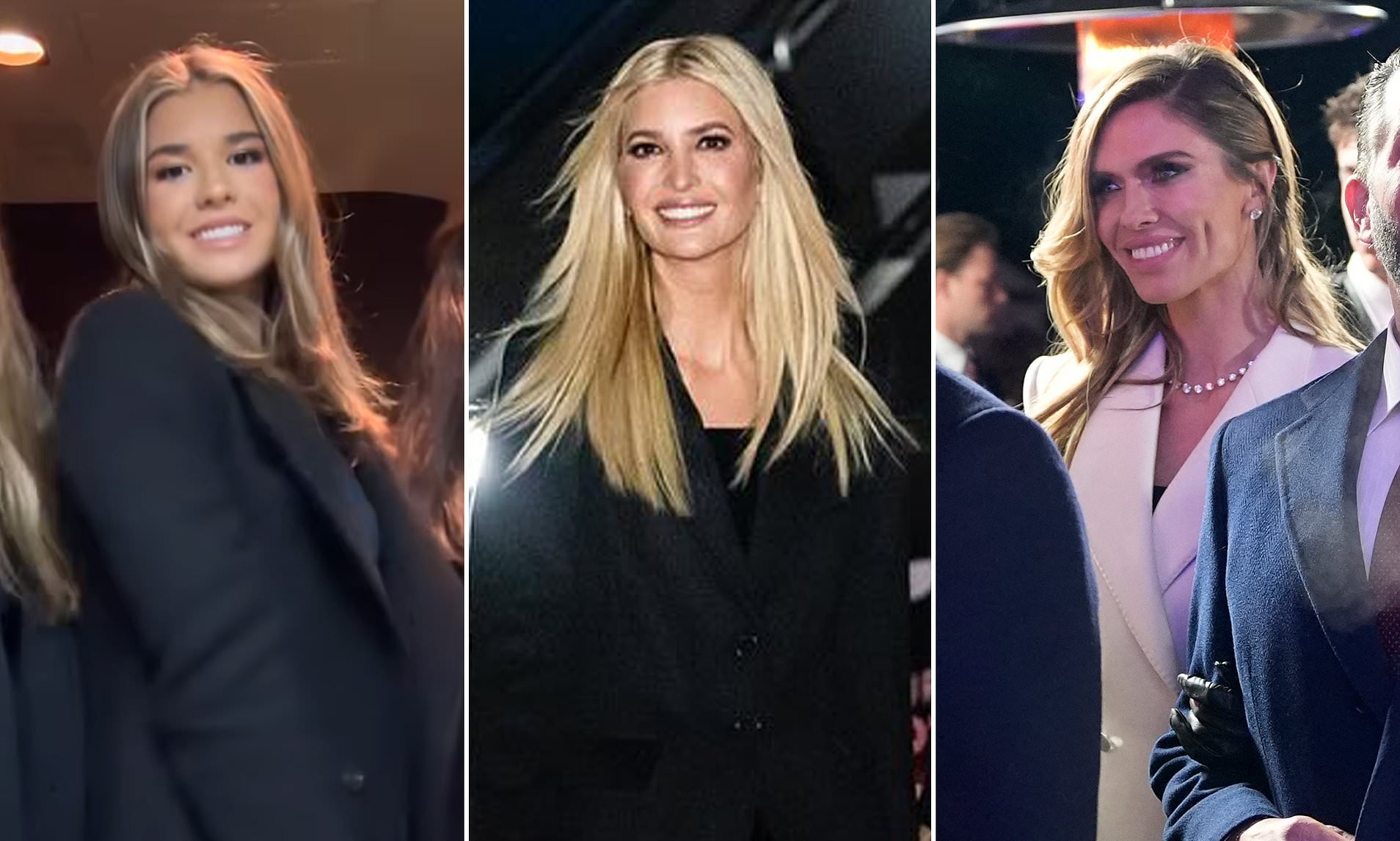 Trump's Angels: Kai and Ivanka look radiant at Inauguration events