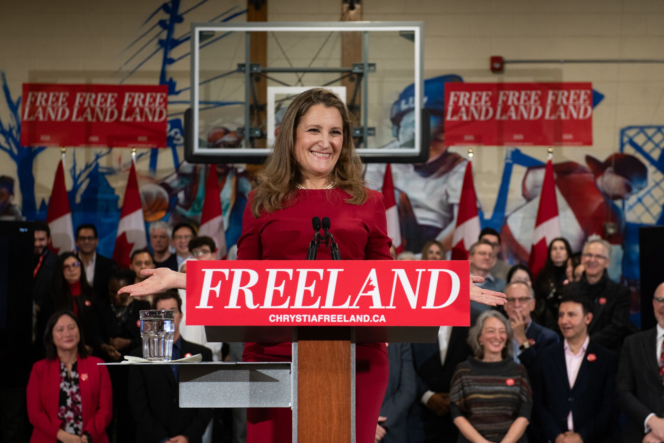 Freeland Opens Canada Campaign With Message She Can Fight Trump