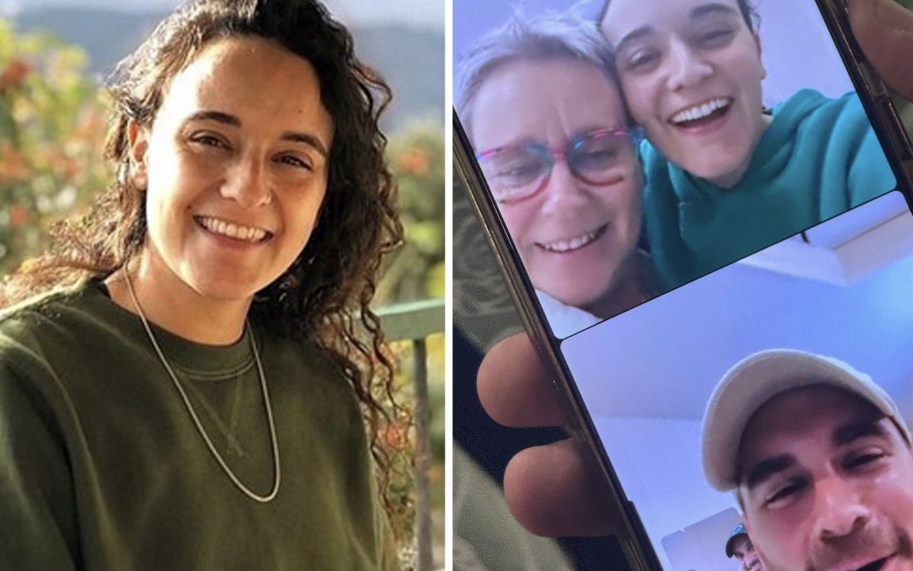 First pictures as Brit hostage Emily Damari is reunited with her mother ...