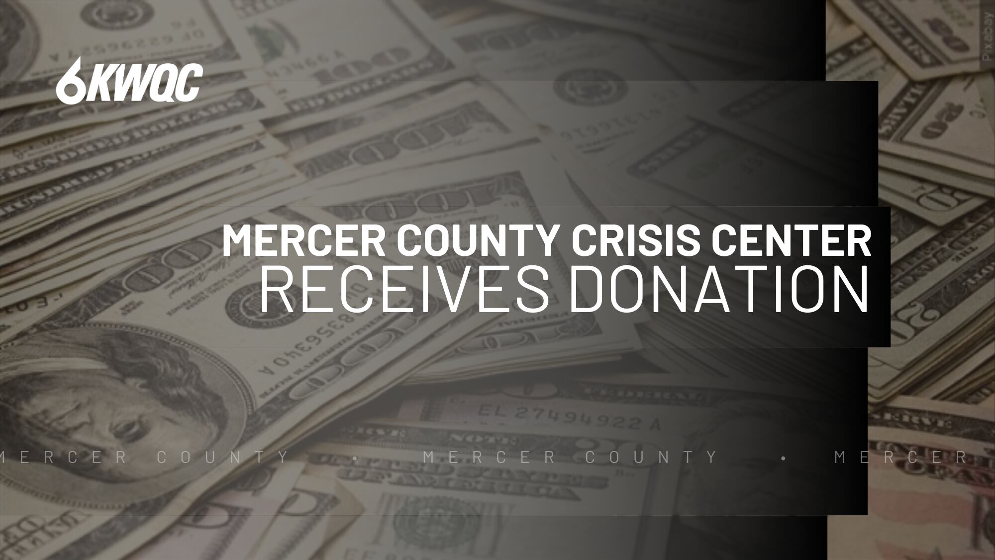 Mercer County Crisis Center receives large donation