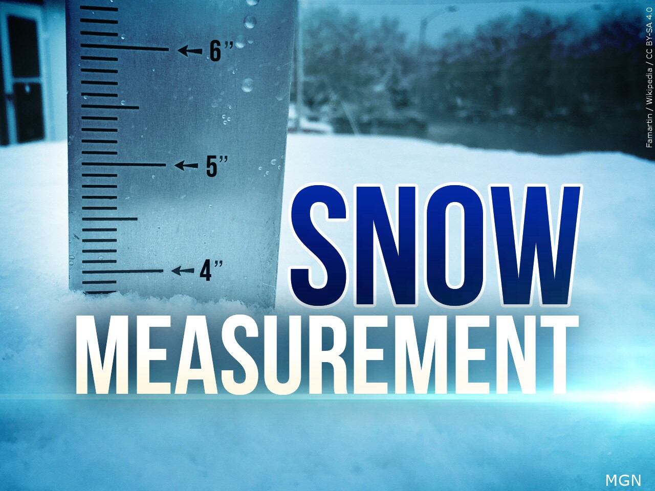 How to accurately measure snow