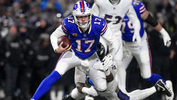 Josh Allen's second TD helps Bills expand lead on Ravens