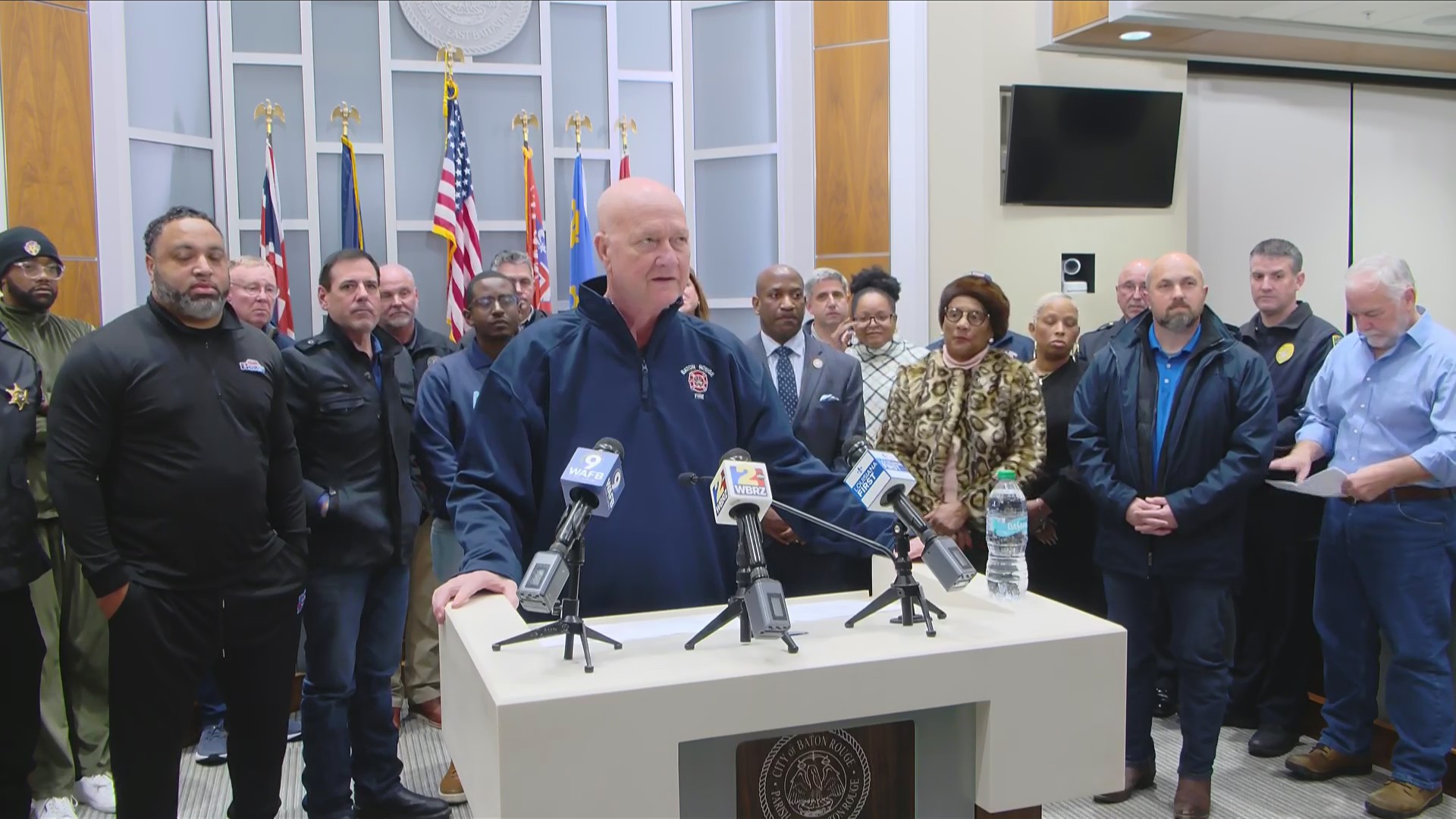 East Baton Rouge Mayor-President Sid Edwards talks about winter weather ...