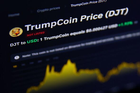 Donald Trump's new cryptocurrency token soars in value just before his ...