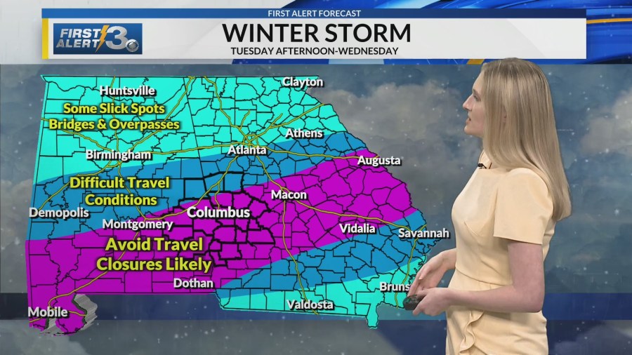 WEATHER AWARE: Tracking Tuesday’s winter system
