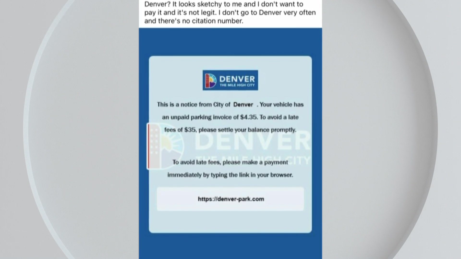 Denver officials warn of new text message scam