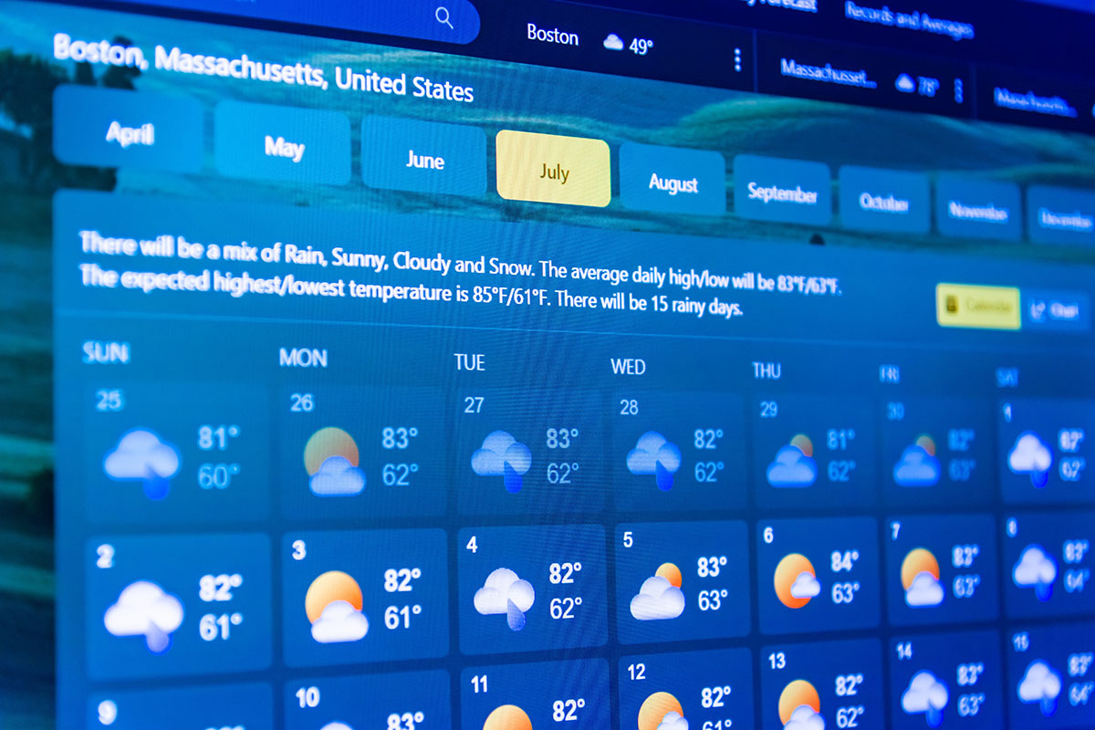Previsioni meteo del 14 gennaio 2026