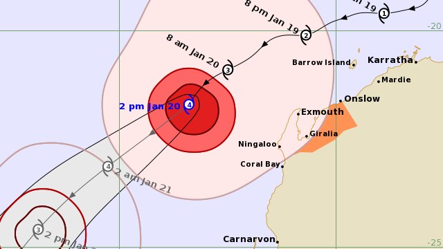 Tropical Cyclone Sean upgraded to category four system but set to stay ...