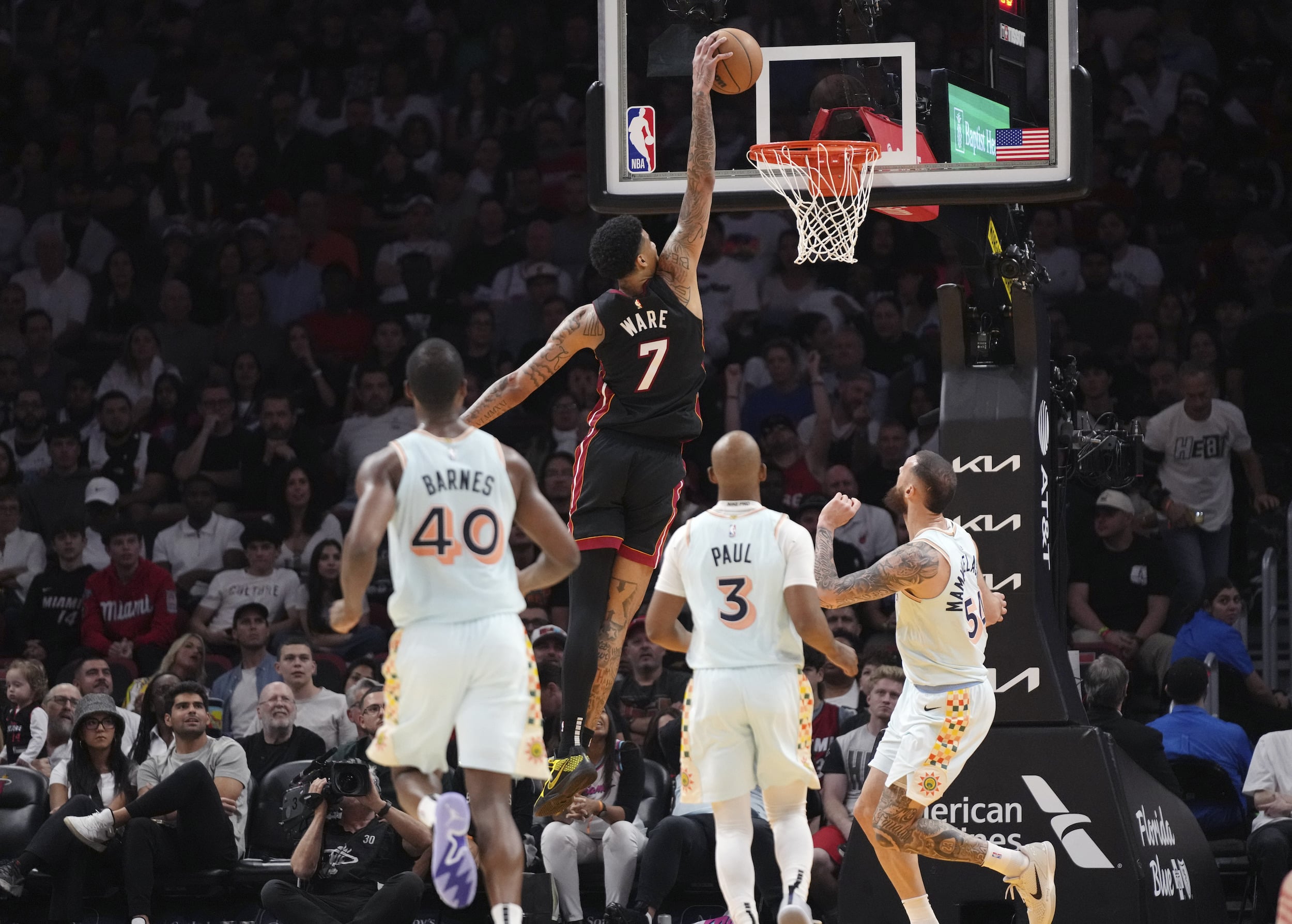 NBA: Rookie Kel’el Ware scores 25, Heat cruise past Spurs