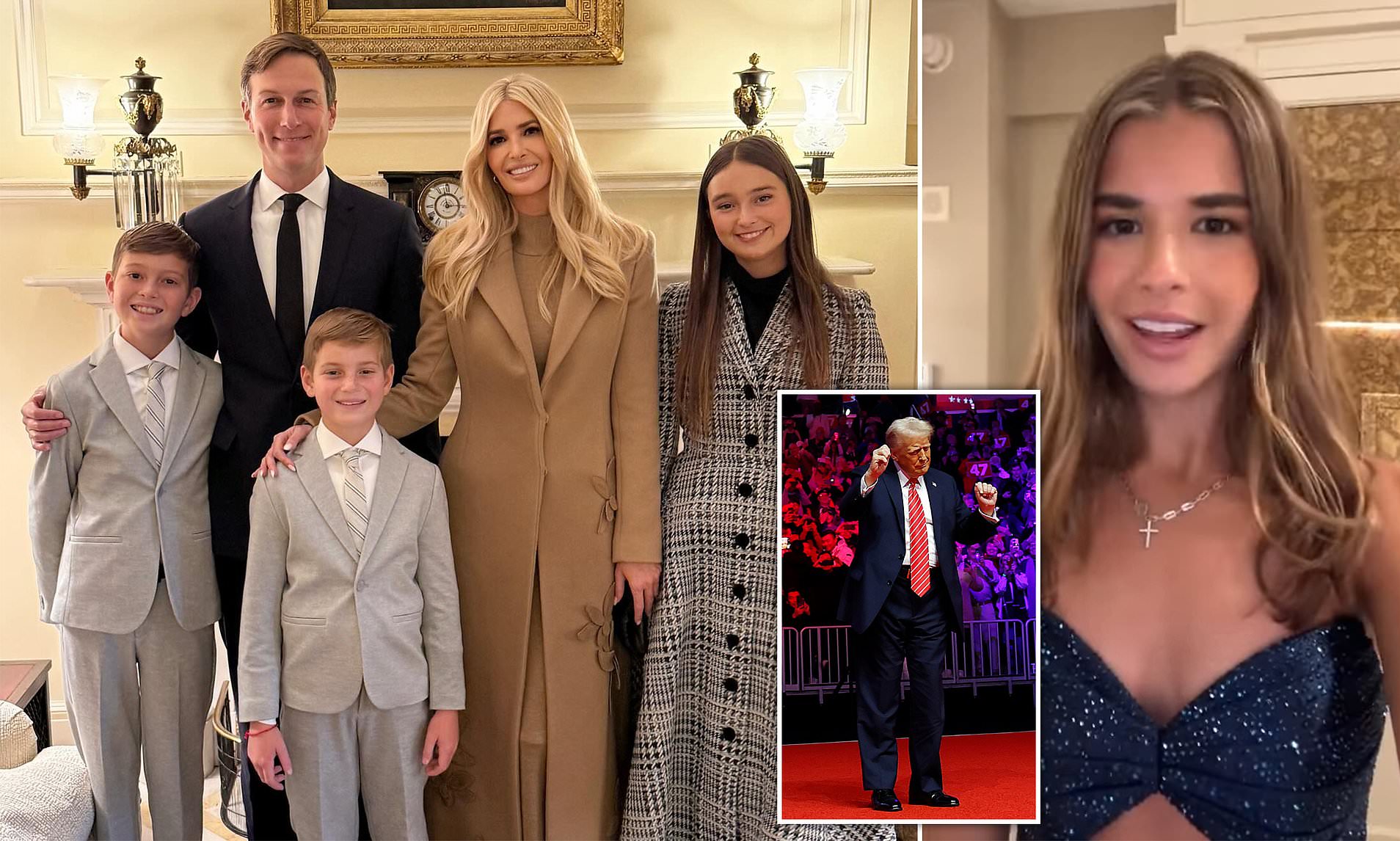 Ivanka, Tiffany, Kai, and Usha get glam on inauguration eve