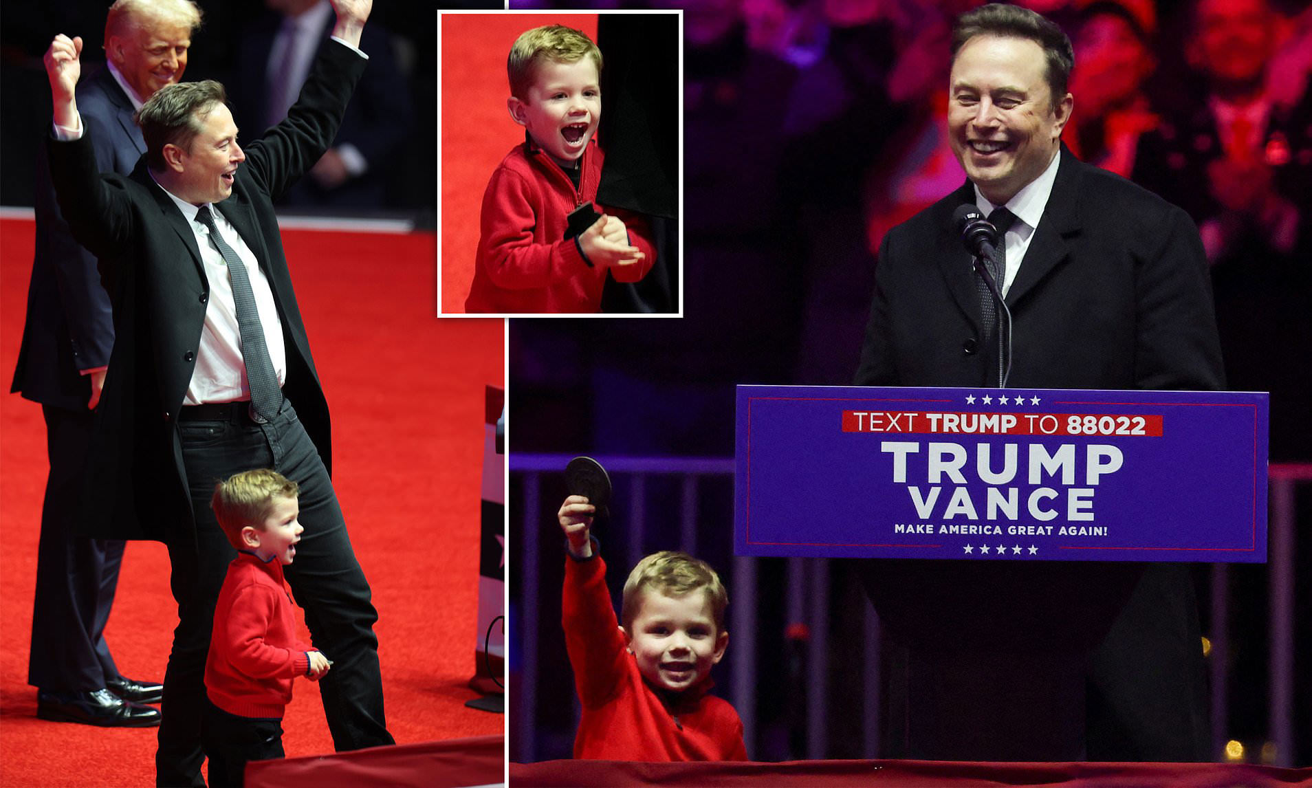 Elon Musk's adorable toddler X steals his thunder Elon Musk's adorable toddler X steals his thunder