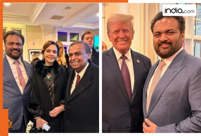 Who is this man with Donald Trump, Mukesh Ambani, Nita Ambani at ...