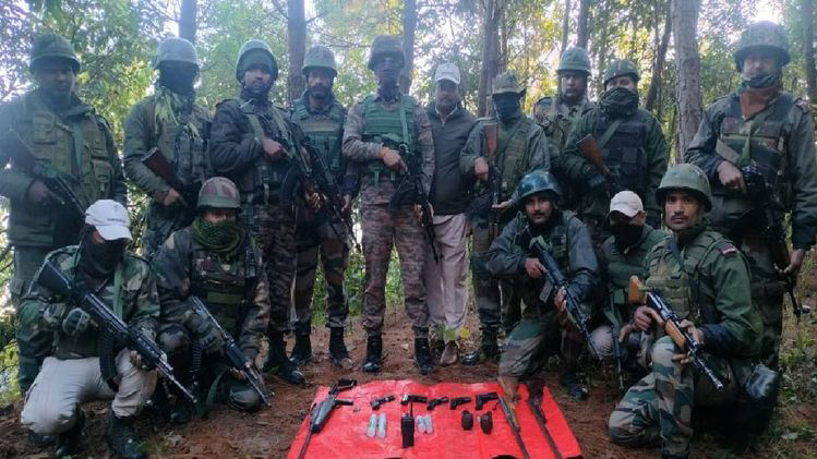 Manipur: Security forces recover cache of arms and ammunition in ... Manipur: Security forces recover cache of arms and ammunition in ...