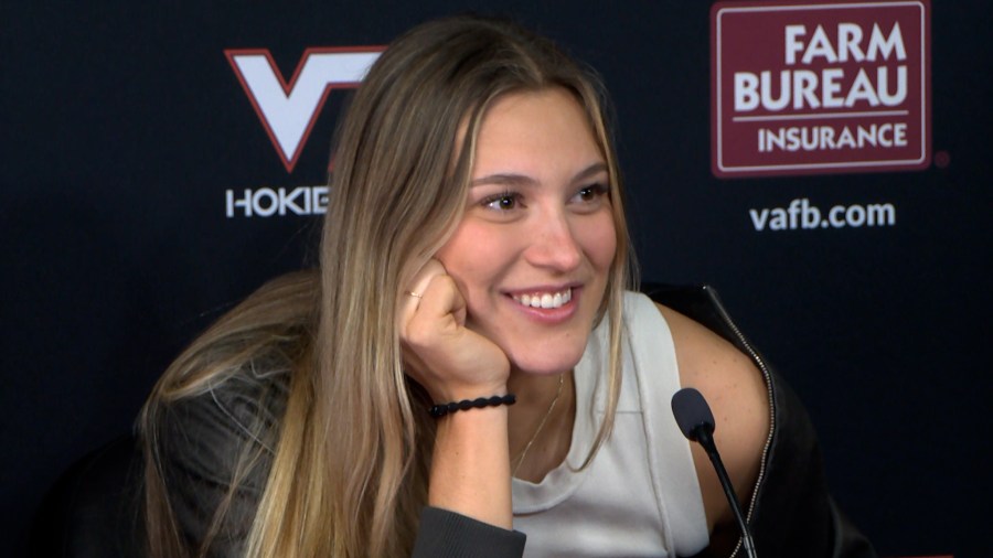 Virginia Tech retires Elizabeth Kitley’s jersey