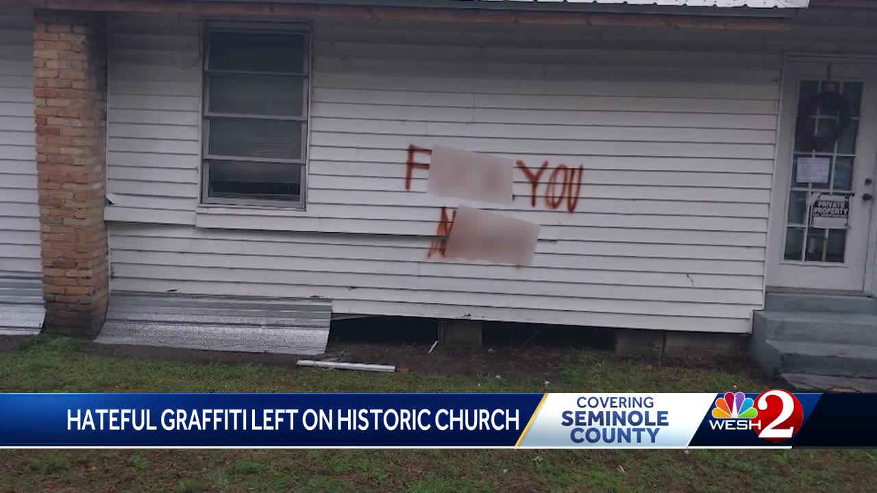Deputies: Historic Oviedo museum vandalized with racist graffiti ahead ... Deputies: Historic Oviedo museum vandalized with racist graffiti ahead ...