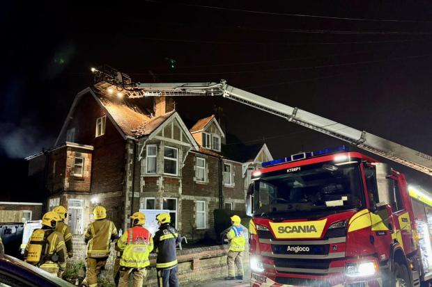 VIDEO: 'Shock' as care home fire forces night-time evacuation