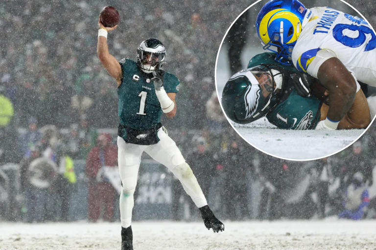 Eagles overcome banged-up Jalen Hurts’ struggles with injury now a real ...