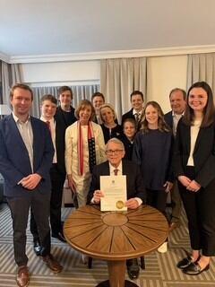 Gov. DeWine signs Certificate of Appointment for John Husted