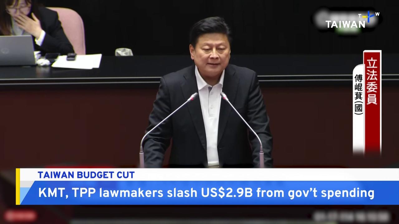KMT, TPP Lawmakers Slash 2025 Government Budget by US$2.9 Billion ...