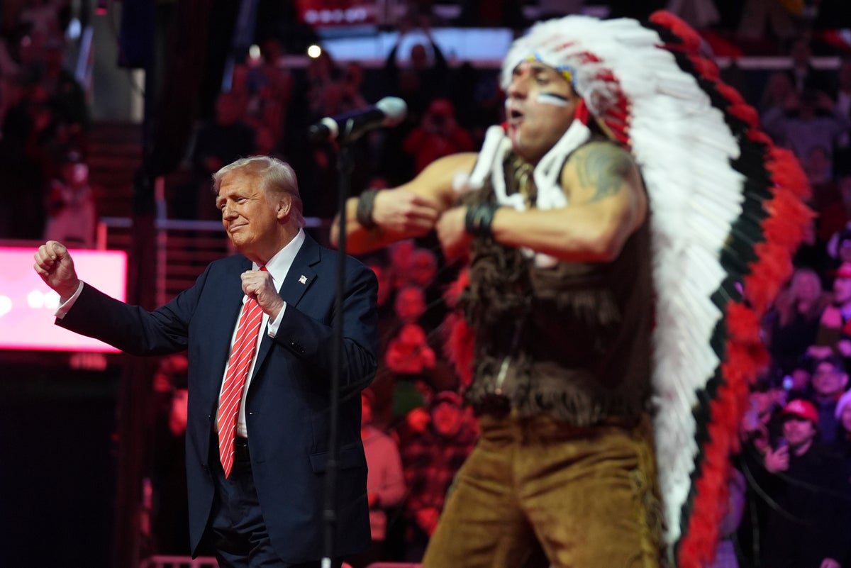 Watch: Donald Trump dances to YMCA with Village People on stage at ...
