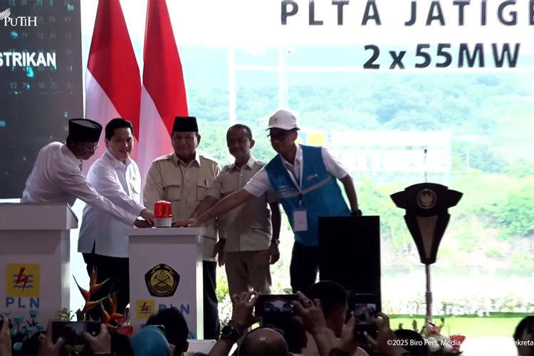 Prabowo Resmikan Proyek Ketenagalistrikan di 18 Provinsi Senilai Rp 72 Triliun