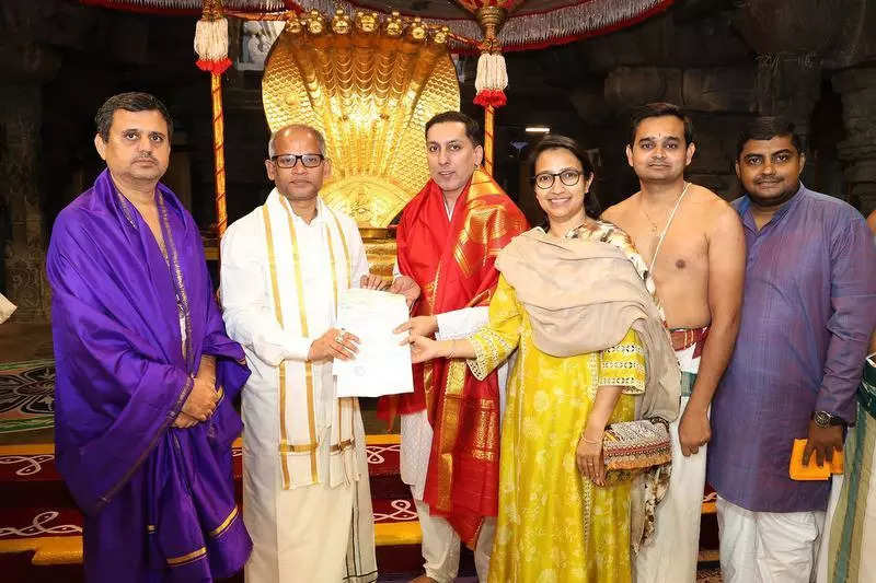 TTD Donation: Chennai's Vardhaman Jain donates Rs 6 crore to Tirumala ...