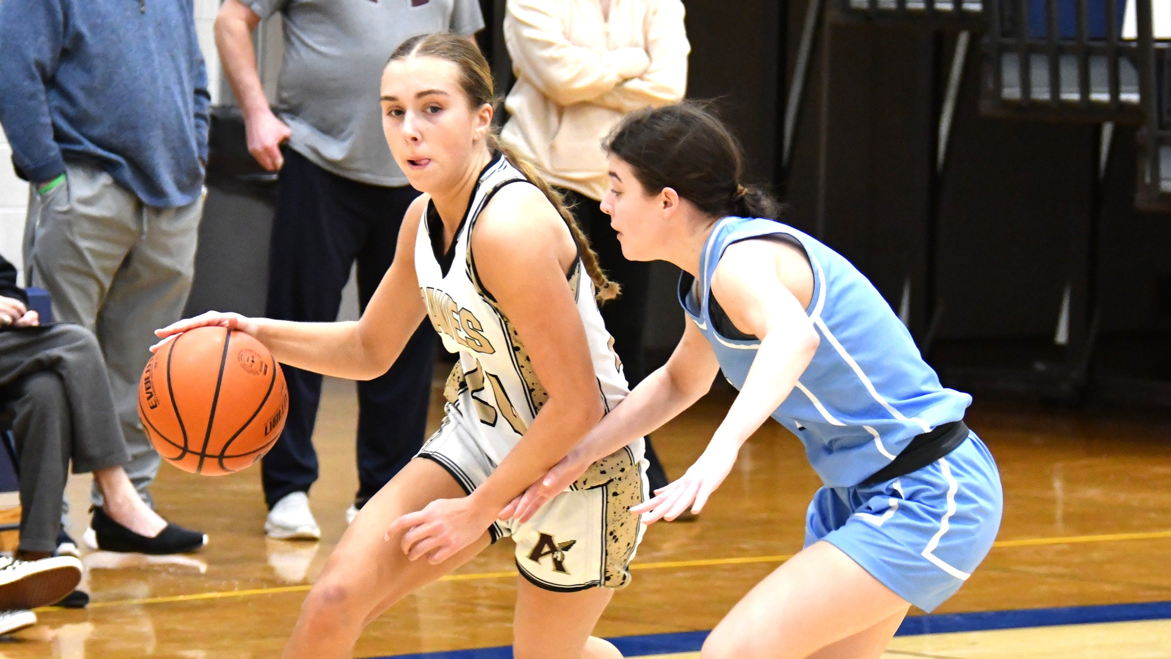 Downey doing a number on the Absegami girls' record book