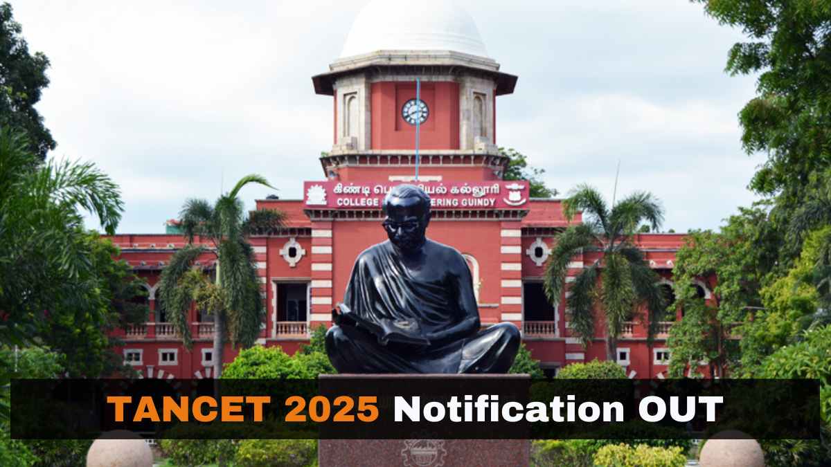 TANCET 2025 Notification OUT: Exam on March 22, Check All Details Here