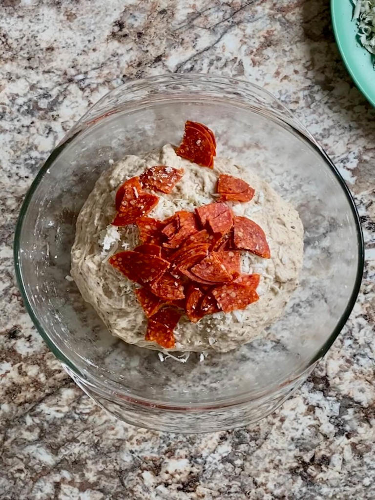 Sourdough Pizza Bread (Pepperoni Sourdough Bread)