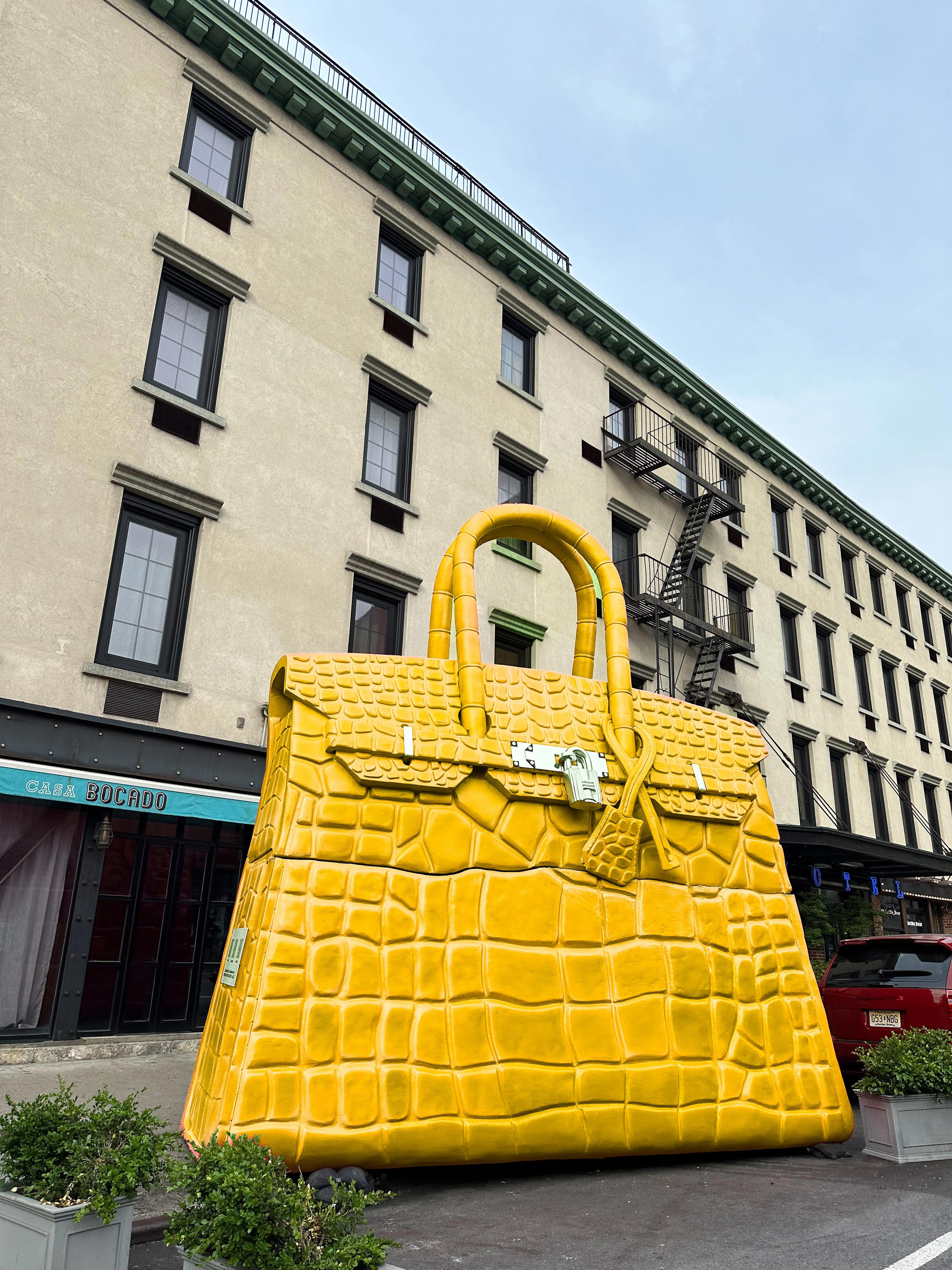Video: Watch world's largest Birkin Bag on the move down Flagler Drive ...