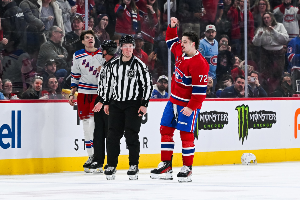 Canadiens-Rangers Features Arber Xhekaj & Matt Rempe Heavyweight Fight