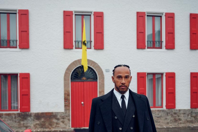 Lewis Hamilton fait ses premiers pas chez Ferrari
