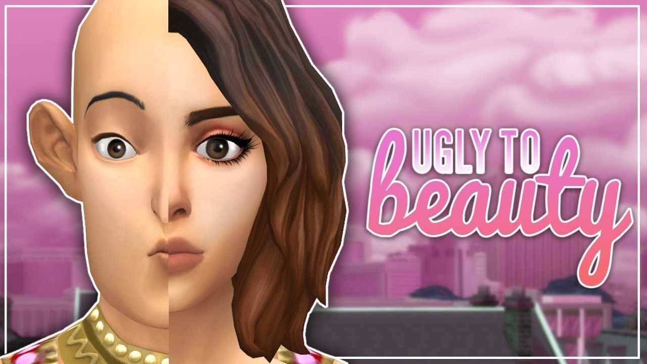 UGLY TO BEAUTY CHALLENGE (ft. my face) || The Sims 4 Create-A-Sim