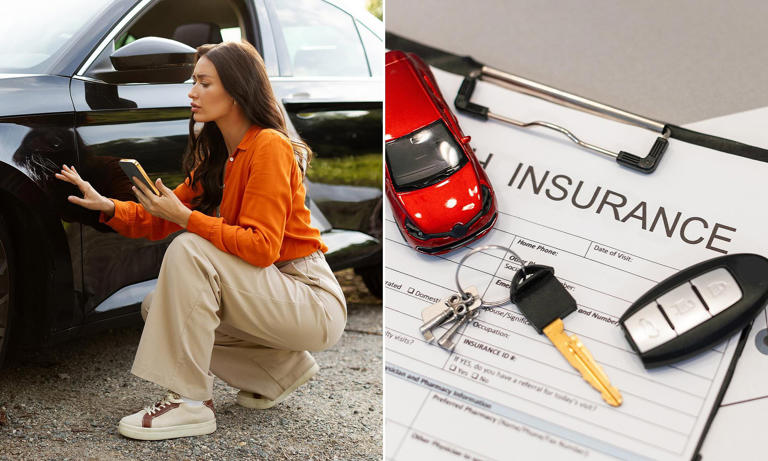 I bumped a parked car in the car park - what should I do?