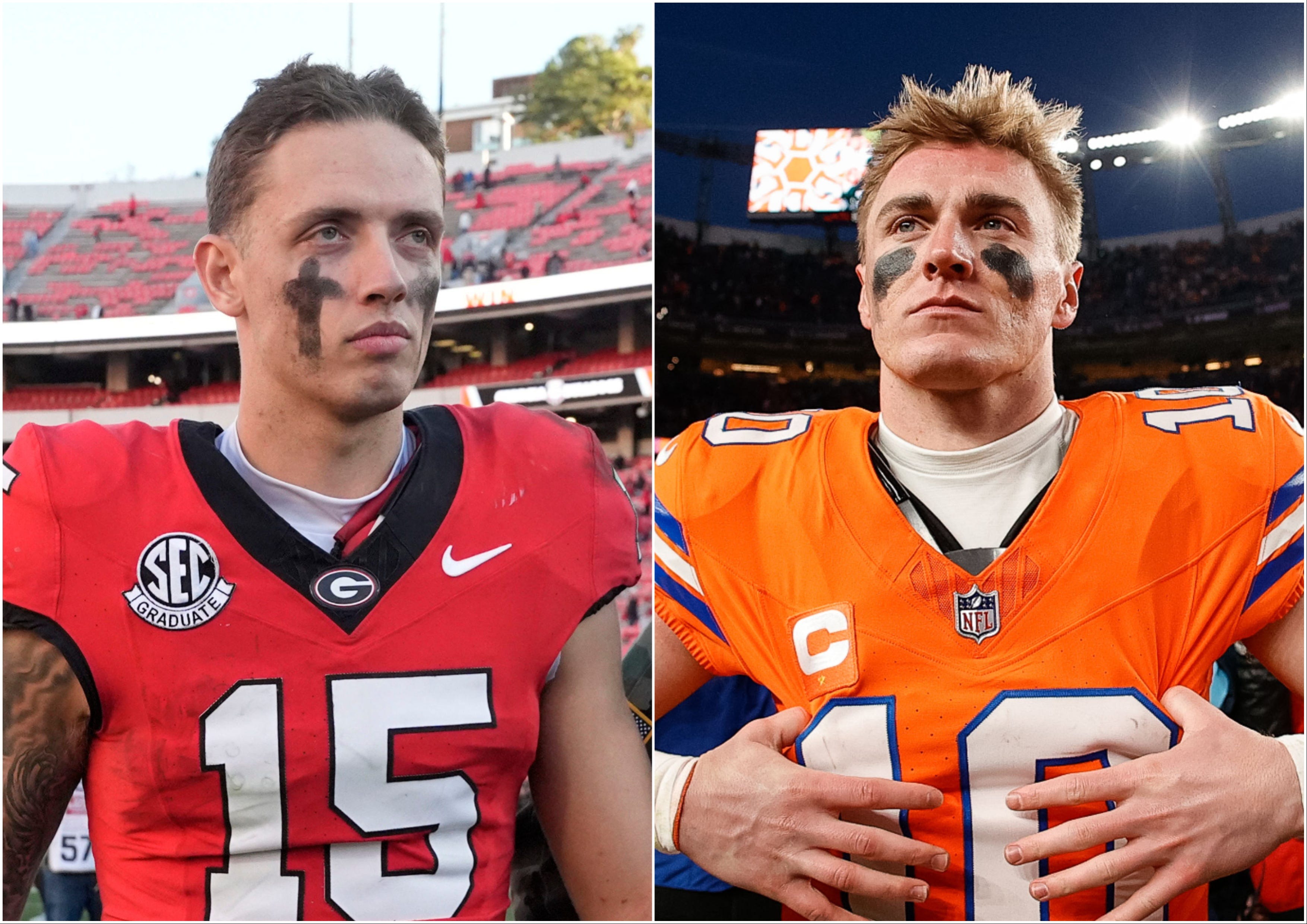 Carson Beck will earn more in college than Bo Nix's NFL salary in 2025