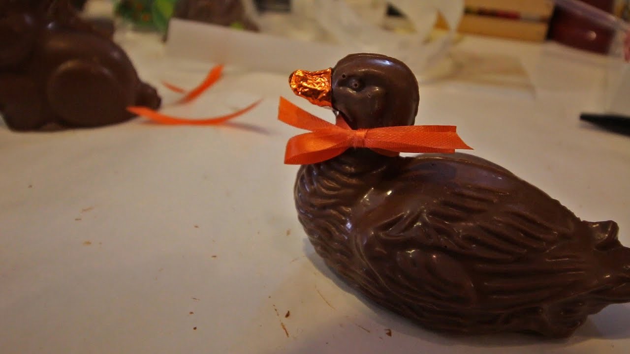 Making a Chocolate Duck