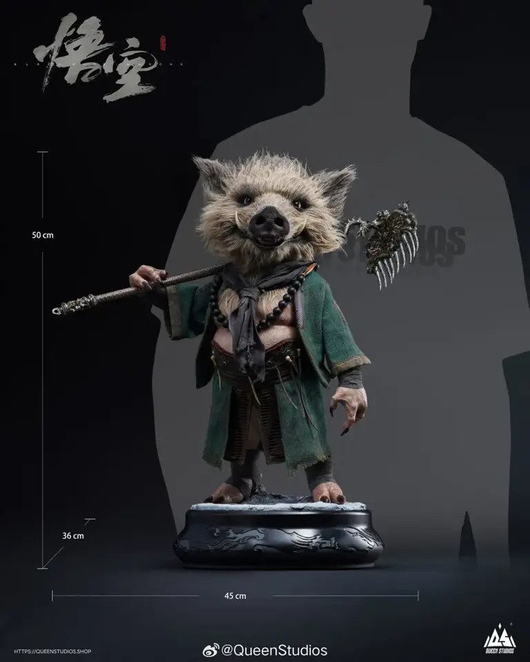 《黑神话：悟空》猪八戒1/3全身像正式开启预订，售价4980元