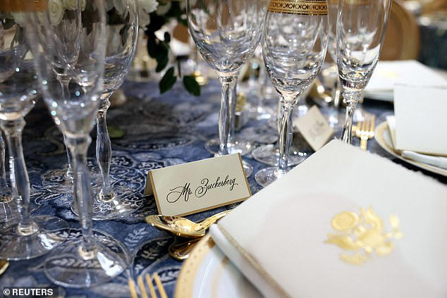 Tech titans and media moguls get pride of place at inauguration