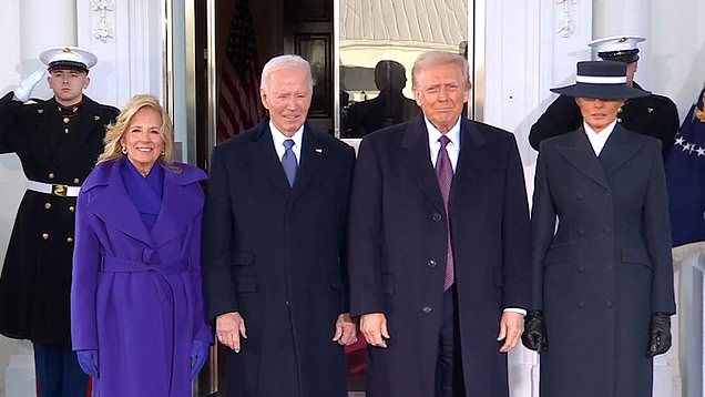 Donald and Melania joined by Musk, Bezos, Zuckerberg and other VIPs on ...