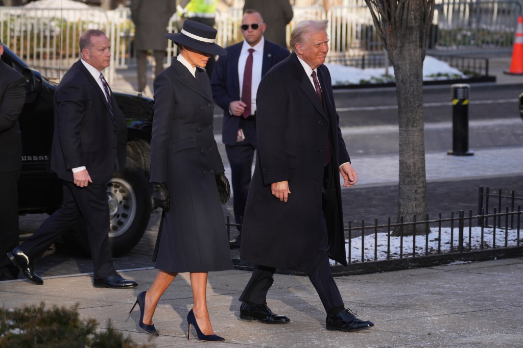 Ivanka Trump opts for forest green outfit and matching hat at Donald ...