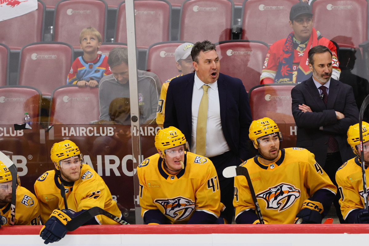 Predators Coach Blasts 'Unacceptable' Team Amid Four-Game Skid