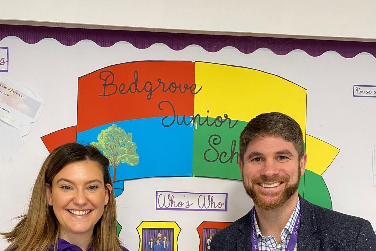 Bedgrove Junior School teachers run to inspire